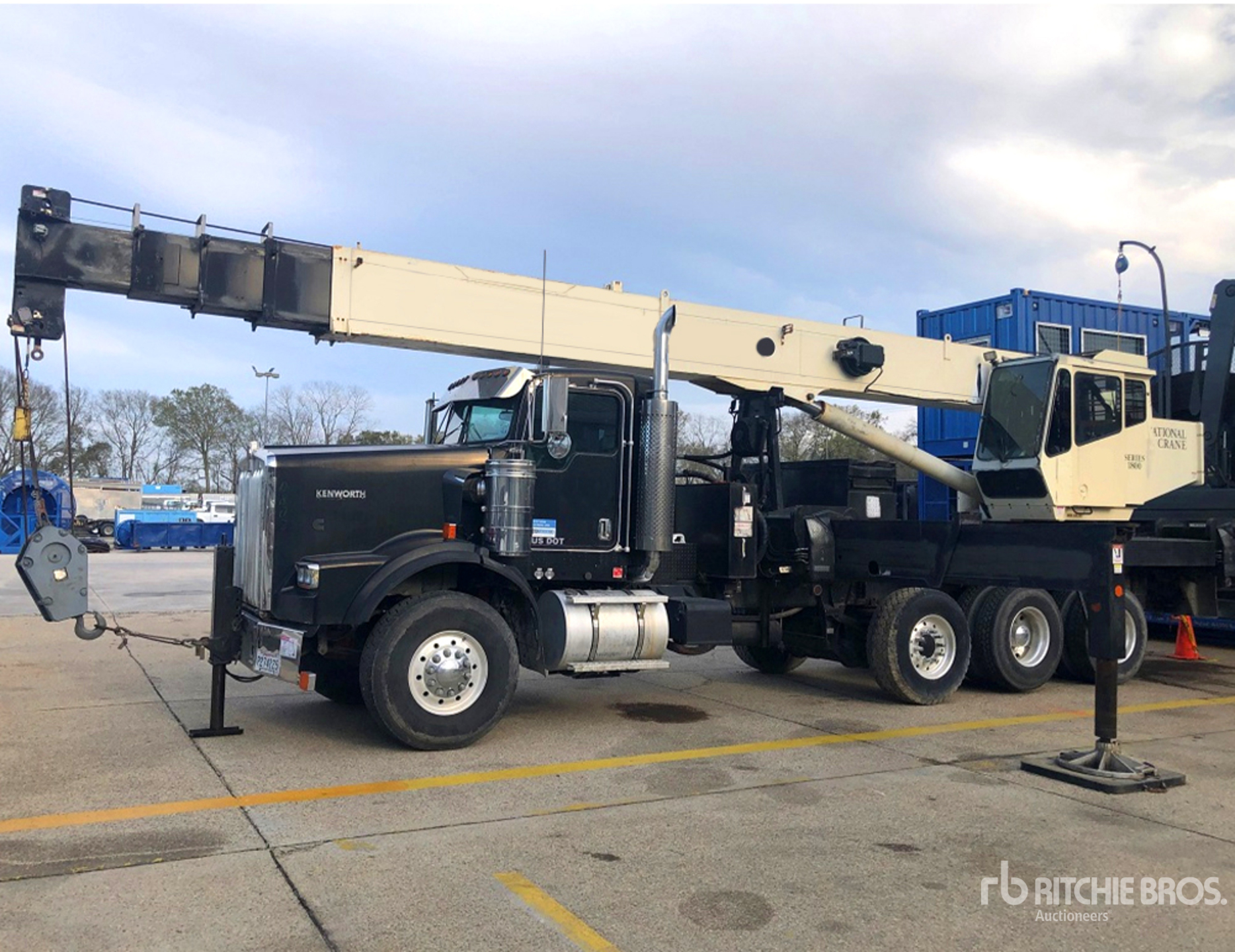 National 1800 40 ton on 2007 Kenworth T800 6x4 Autocarro con braccio ...