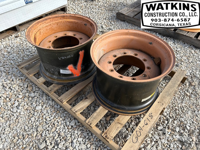 Quantity of (2) 16 x 24 Case Backhoe Rear Wheels Varios | Ritchie Bros ...