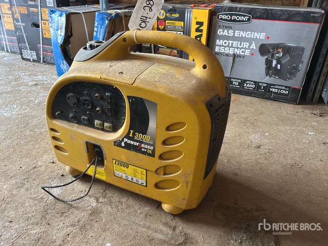 Power Ease I 3000 3000 Watt Generator Set | Ritchie Bros. Auctioneers