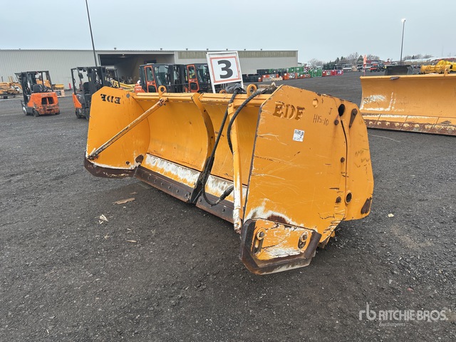 EDF 10 ft - 16 ft Q/C Hydraulic Extendable Snow Pusher - Fits Wheel ...