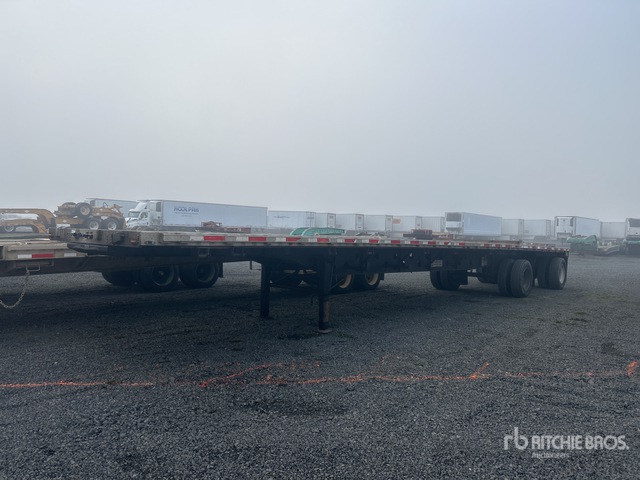 2007 Transcraft 48 ft T/A Spread Axle Flatbed Trailer | Ritchie Bros. Auctioneers
