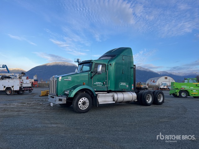2010 Kenworth T800 6x4 T/A Sleeper Truck Tractor | Ritchie Bros ...