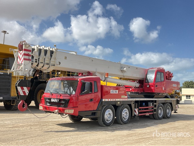 Sany STC750 75 ton 8x4x4 Hydraulic Truck Crane | Ritchie Bros. Auctioneers