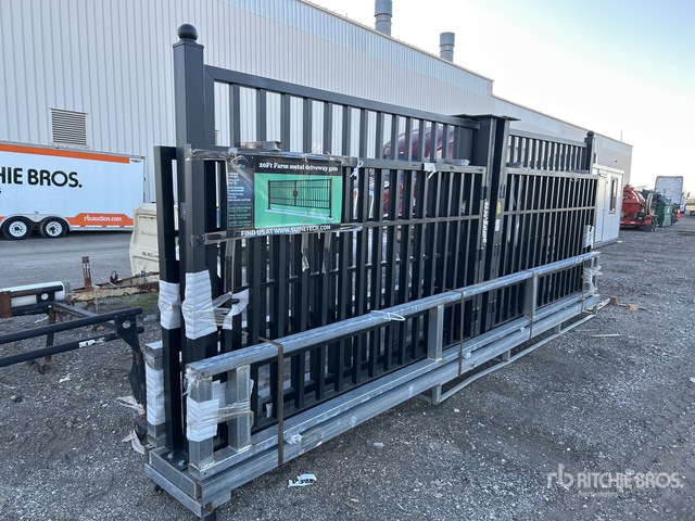 Quantity of (3) Suihe NFG-20FC-3 10 ft x 7 ft Wrought Iron Bi-Parting ...