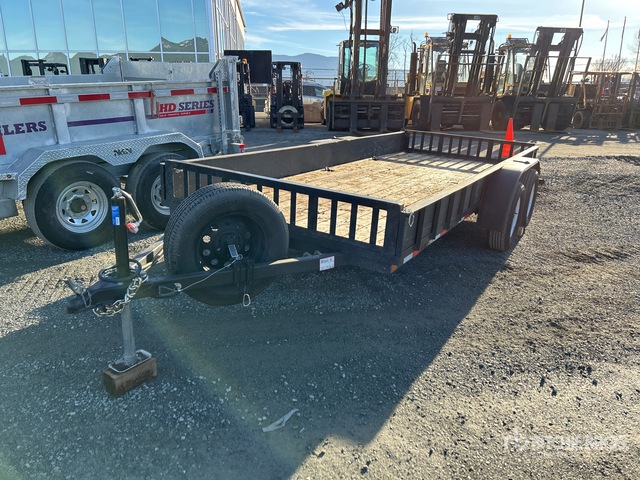 2021 Ubilt 1718 kg 15 ft T/A Flatbed Trailer | Ritchie Bros. Auctioneers