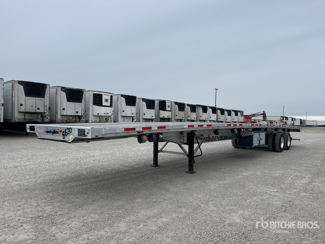 2019 Benson 53 ft T/A Flatbed Trailer | Ritchie Bros. Auctioneers