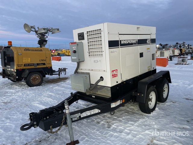 2014 Whisperwatt DCA-45USI4CAN 36 kW Generator Set (Inoperable ...