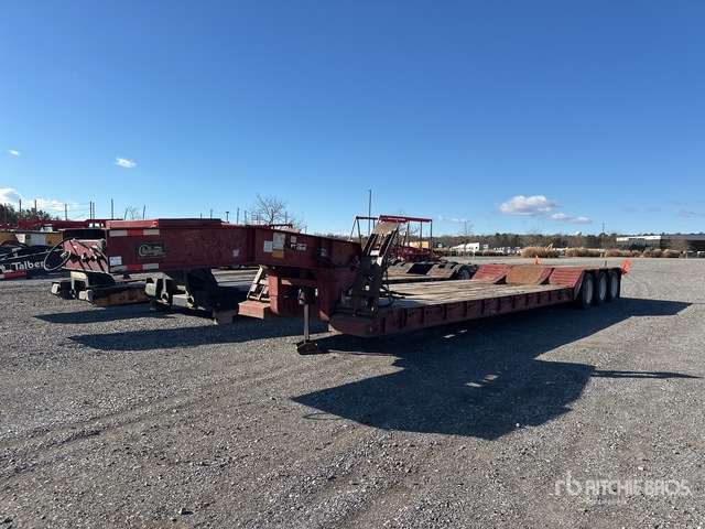 2017 Witzco Challenger RG-50 Tri/A Removable Gooseneck Lowboy Trailer ...