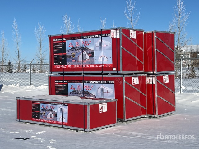 Hill Industrial 1205026 50 ft x 120 ft x 26 ft Storage Building (Unused ...