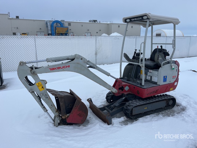 2018 Takeuchi TB216 Mini Excavator | Ritchie Bros. Auctioneers