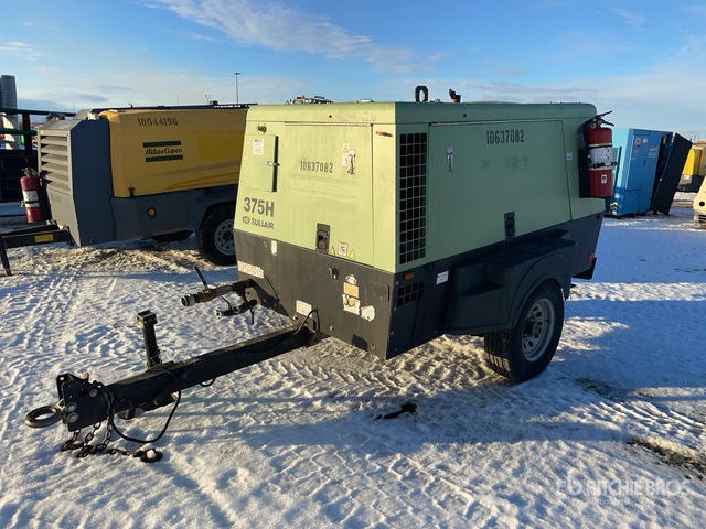 2017 Sullair 375H JD3 375 cfm Mobile Air Compressor | Ritchie Bros ...