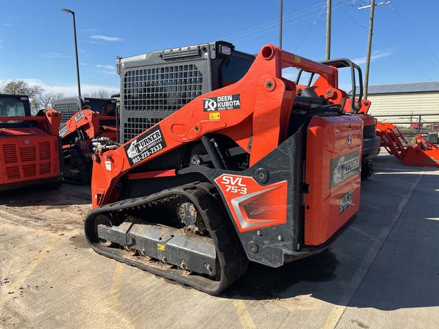 2023 Kubota SVL75-3HFWVC Two-Speed High Flow Compact Track Loader ...