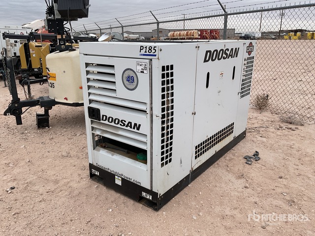 2018 Doosan P185WDOU-T4F 185 cfm Skid-Mounted Air Compressor | Ritchie ...