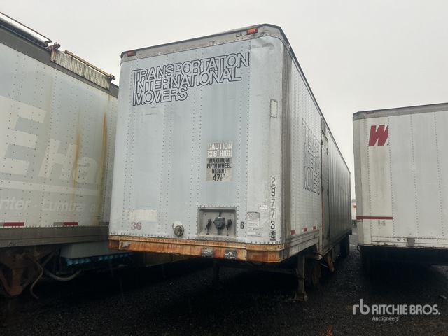 1990 Trailmobile 01BA-1FCL 53 ft x 102 in T/A Van Trailer | Ritchie ...