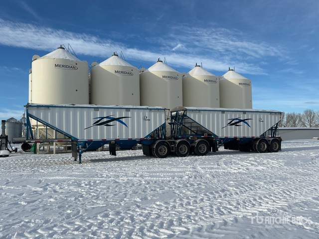 2010 Lode King Prestige 28 ft Tri/A Super B-Train Lead Grain Trailer ...