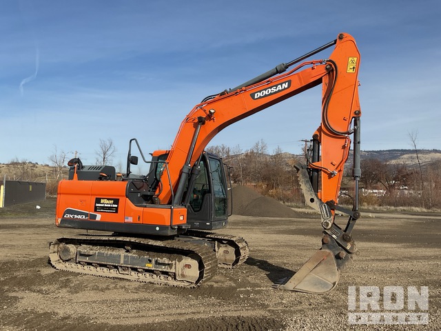 2019 Doosan DX140LC-5 Tracked Excavator in Medford, Oregon, United ...
