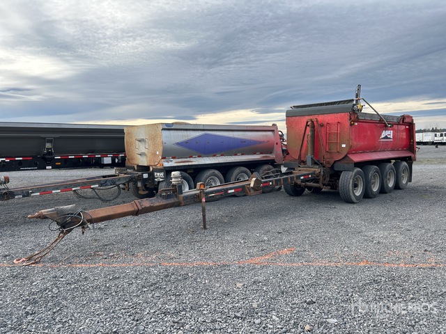 2000 Columbia Body 17 ft Quad/A Pup Dump Trailer | Ritchie Bros ...