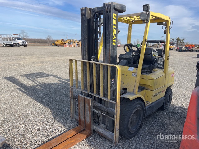 2004 Hyster H60XM 5700 lb Pneumatic Tire Forklift | Ritchie Bros ...