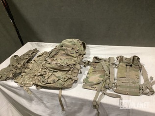 Surplus (55) Tactical Assault Panels, (53) Hydration System Carriers ...