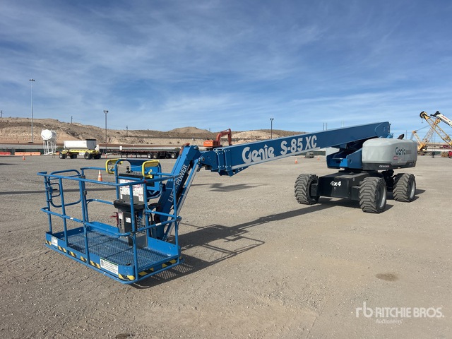 2018 Genie S85 4WD Diesel Telescopic Boom Lift | Ritchie Bros. Auctioneers