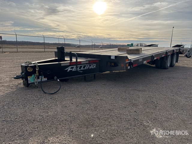 2024 Felling FT-40-2 LP 26 ft T/A Deck Over Rimorchio per attrezzatura ...