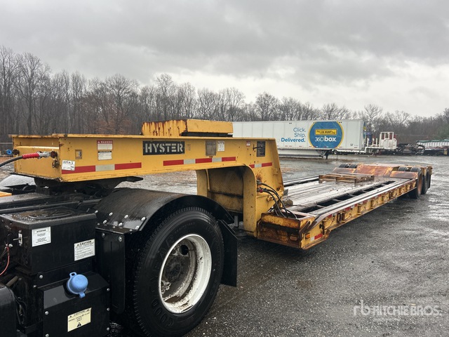 1985 Hyster T/A Removable Gooseneck RGN Lowboy Trailer | Ritchie Bros ...