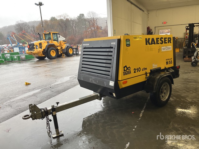 2018 Kaeser M58 210 cfm Mobile Air Compressor | Ritchie Bros. Auctioneers