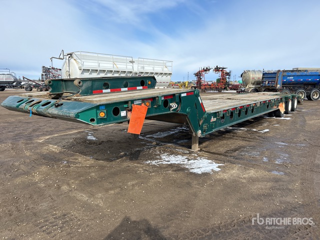 1998 K-Line 50 ton 54 ft Tri/A Folding Neck Trailer | Ritchie Bros ...