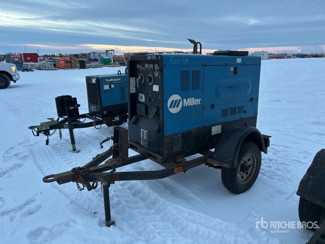 2012 Miller Big Blue 400D 400 A Mobile Multi-Process Electric Welder ...