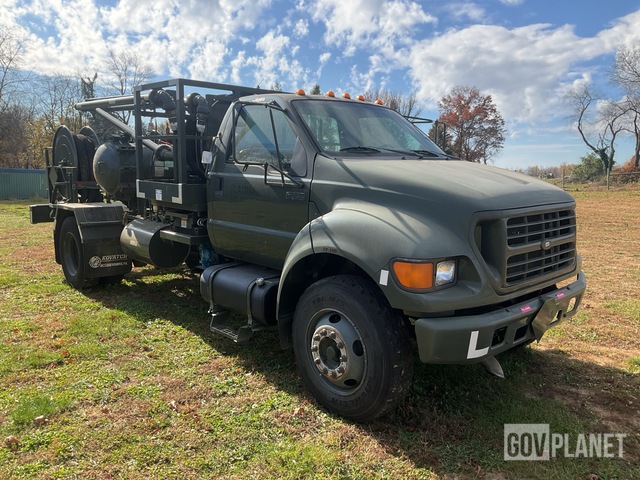 Surplus 2001 Ford F-650 Super Duty Aircraft Refueling Hydrant Truck in ...