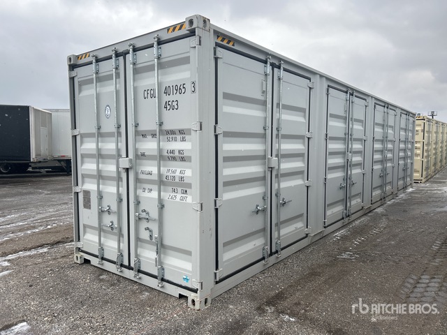 2024 40 ft High Cube Multi-Door Storage Container | Ritchie Bros ...