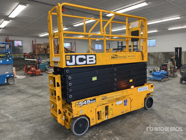 2018 JCB S4550E Electric Plateforme élévatrice à ciseaux | Ritchie Bros. Auctioneers