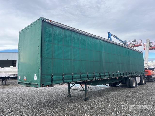 2000 Alloy 46 ft T/A Spread Axle Remorque pour rideaux latéraux ...