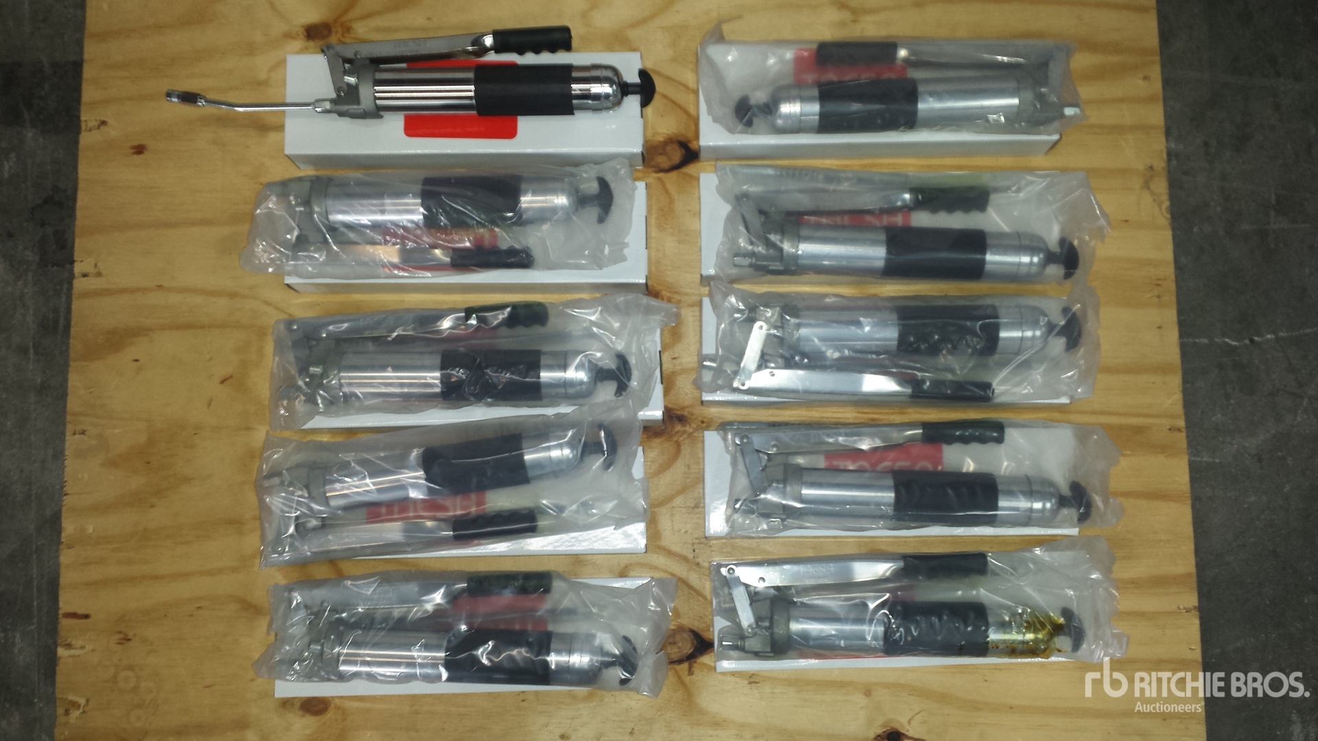 Quantity of (10) Teran 8F9866 Grease Guns (Unused) | Ritchie Bros. Auctioneers