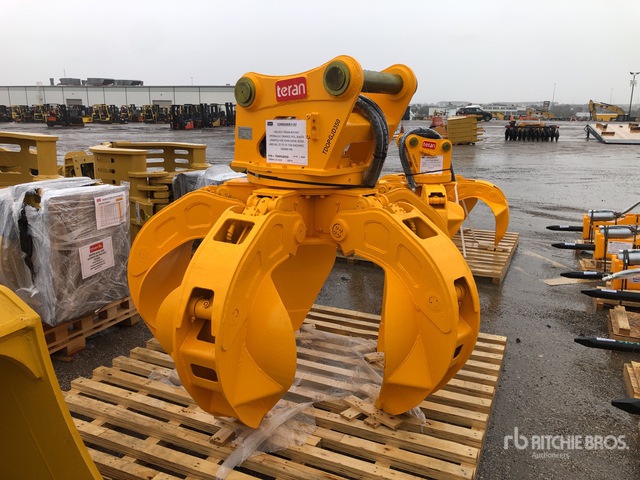 Teran TDOPGJD350 Orange Peel Excavator Grapple - Fits John Deere JD350 ...