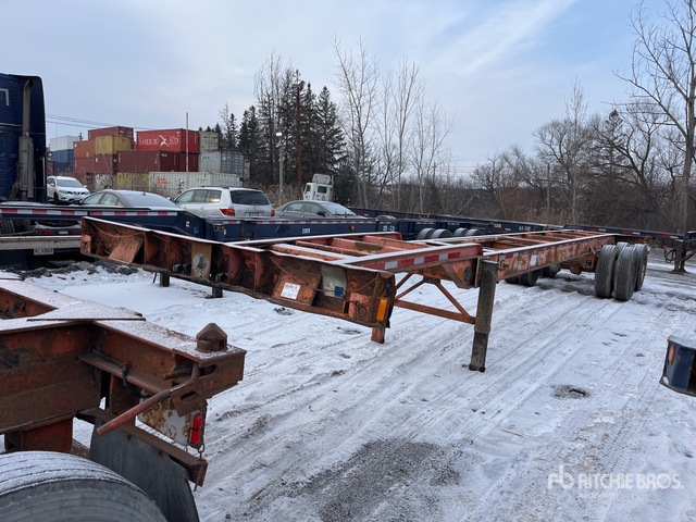 1984 STEA 40 ft T/A Extendable Skel Trailer | Ritchie Bros. Auctioneers