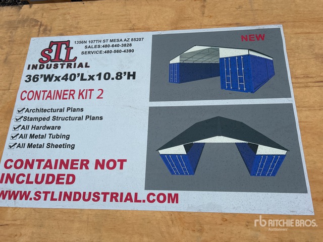 STL Industrial 40 ft x 36 ft Container Carpa (Unused) | Ritchie Bros ...