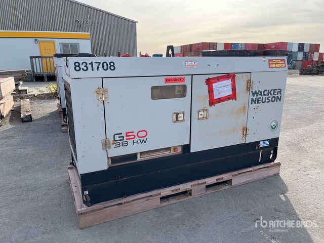 Wacker Neuson G50 Generator Set (Unused) | Ritchie Bros. Auctioneers