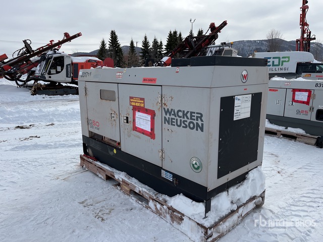 Wacker Neuson G50 38 kW Skid-Mounted Generator Set (Inoperable ...