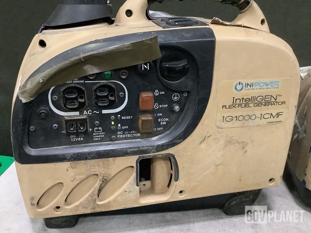 (2) INI Power Systems INTELLIGEN 1000-ICMF Portable Generator Sets in ...