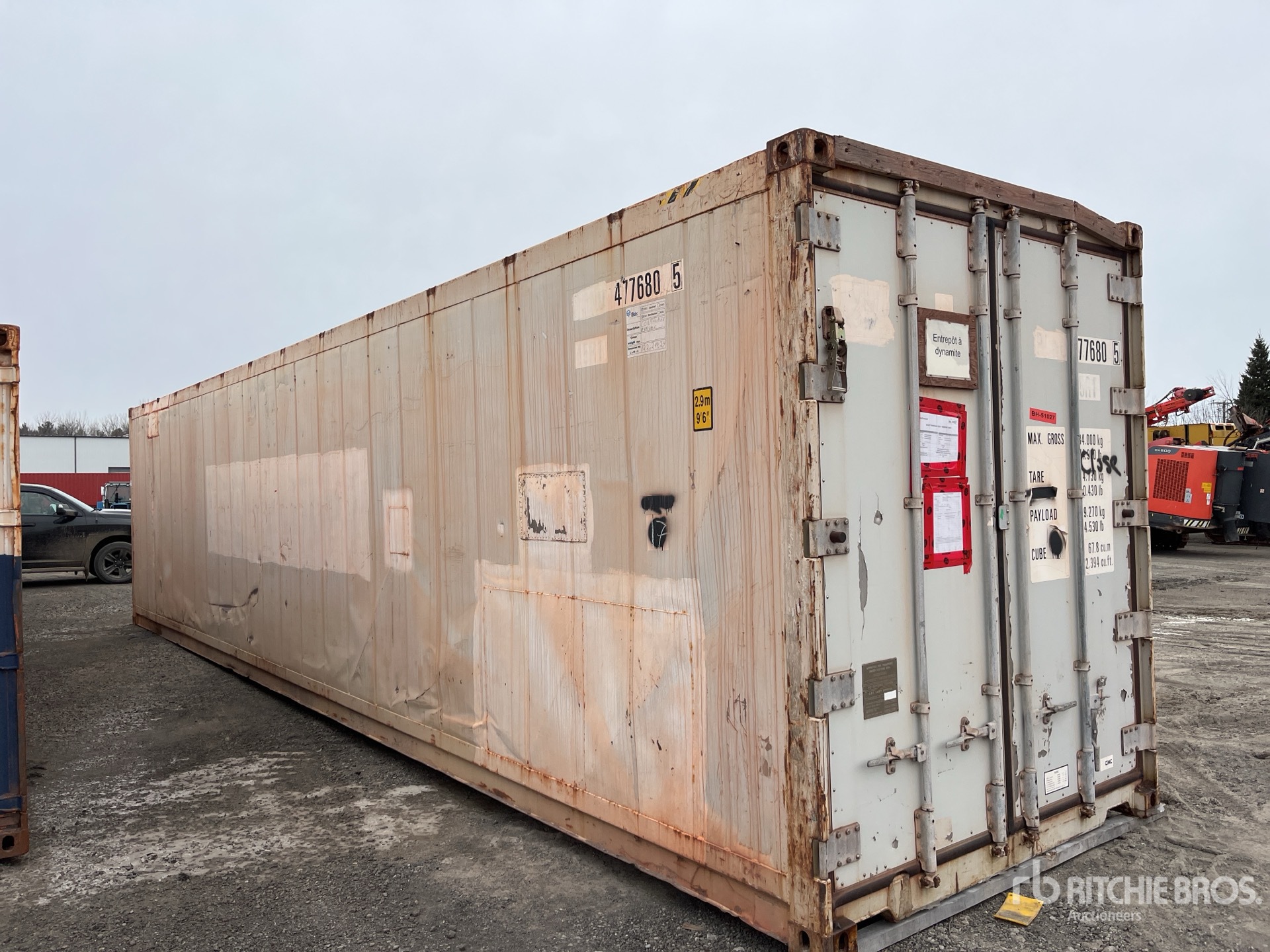 40 ft High Cube Storage Container | Ritchie Bros. Auctioneers