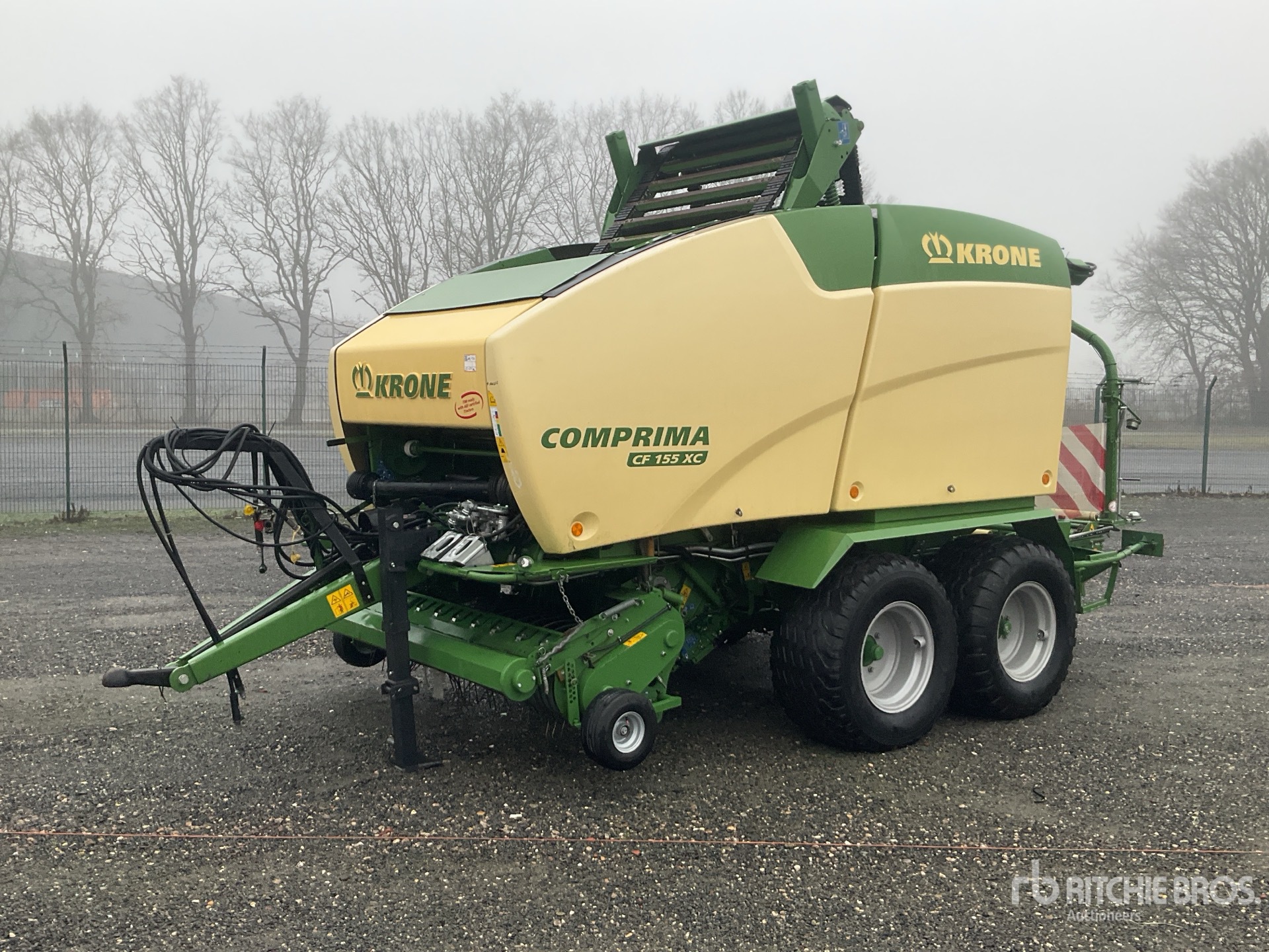 2017 Krone Comprima CF155 XC T/A Combination Baler Wrapper | Ritchie ...