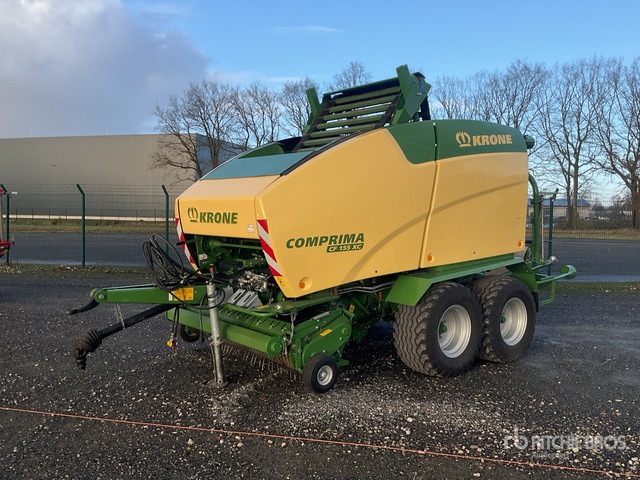 2019 Krone Comprima CF 155 CX T/A Combination Baler Wrapper | Ritchie ...