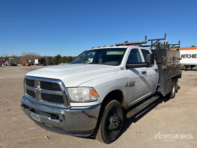 2017 Ram 3500 4x2 Crew Cab Flatbed Truck | Ritchie Bros. Auctioneers