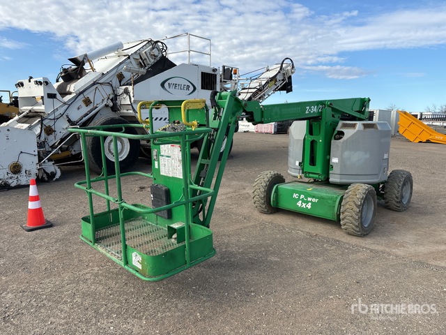 2019 Genie Z34-22IC 2WD Dual Fuel Articulating Boom Lift - Certified ...