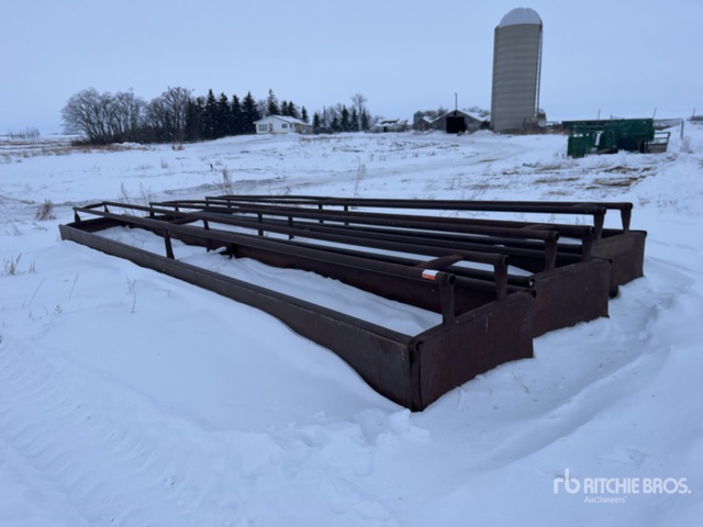 Quantity of (3) 30 ft x 4 ft Heavy Duty Bunk Livestock Feeder | Ritchie ...