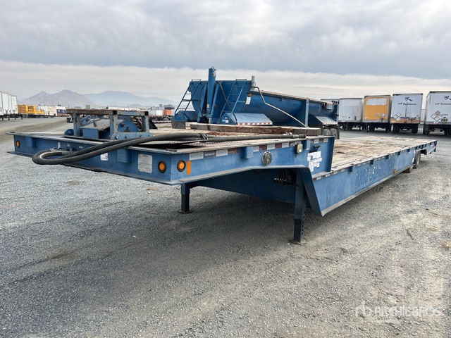 2012 Trail-Eze TE80XT48 25 ton T/A Remolque con Rampa Abatible ...