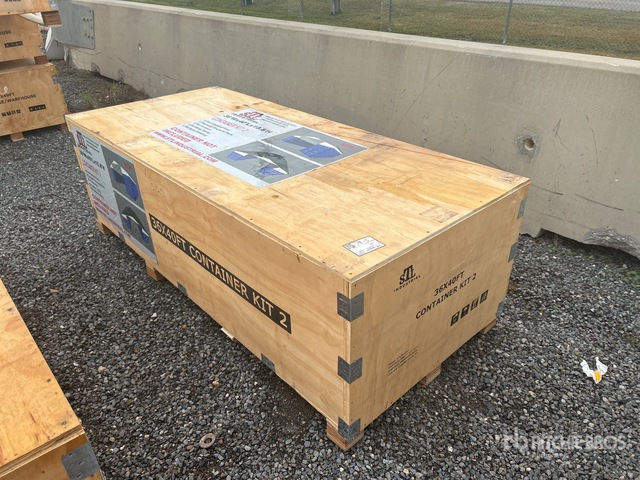 STL Industrial 40 ft x 36 ft Container Storage Canopy (Unused ...