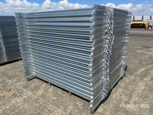 Quantity of (40) BYT 2.1 m x 1.8 m Galvanized Livestock Panel (Unused ...