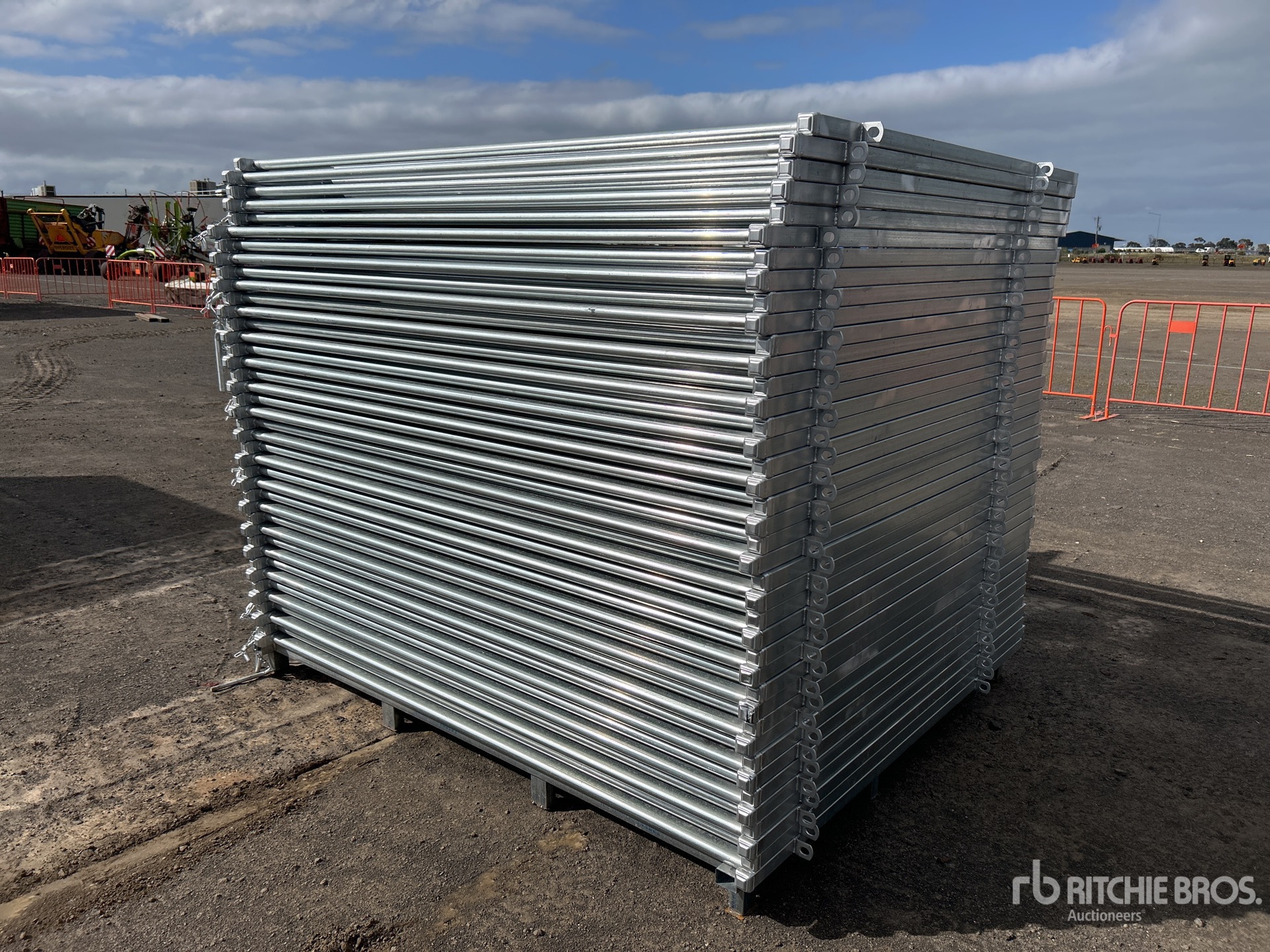 Quantity of (40) BYT 2.1 m x 1.8 m Galvanized Livestock Panel (Unused ...